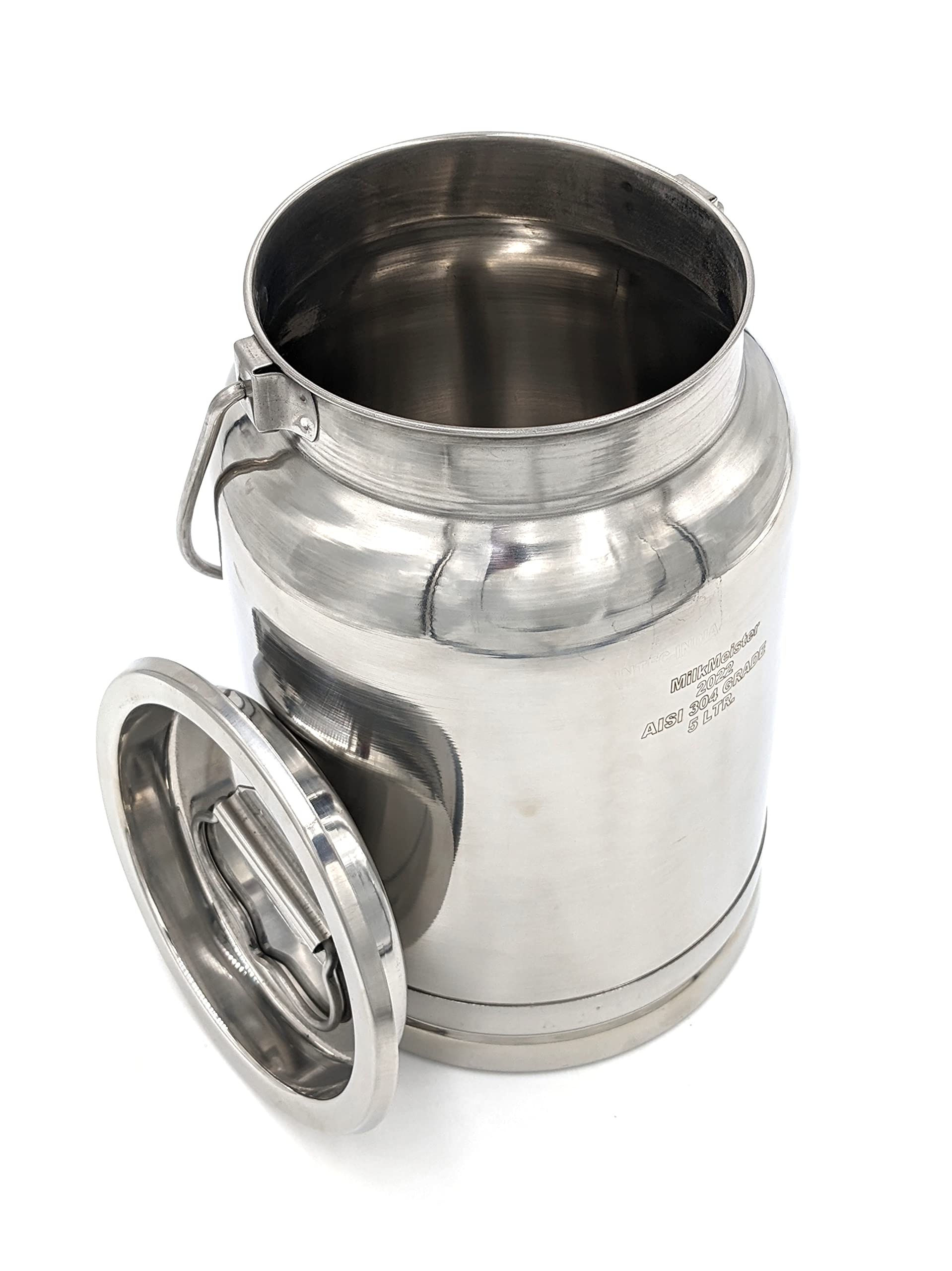 The Dairy Shoppe Stainless Steel Milk Can Tote (5 Liter)