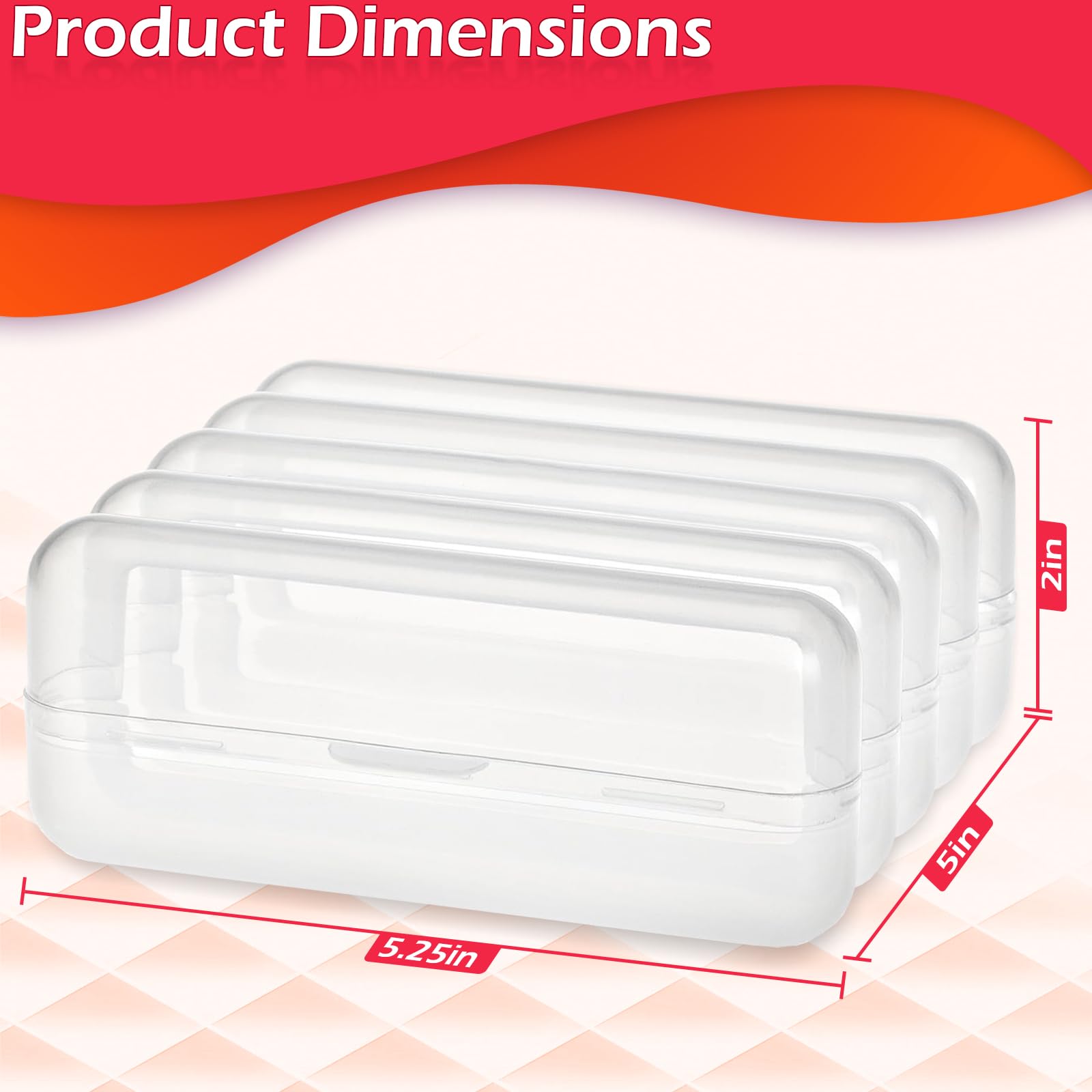 Home-X Hot Dog Keeper – Convenient, BPA-Free, Clear Hot Dog Container – Compact & Airtight Storage Container for Freshness – Leak-proof, Hinged Lid Sausage Storage Container - Holds Upto 10 Hot Dogs