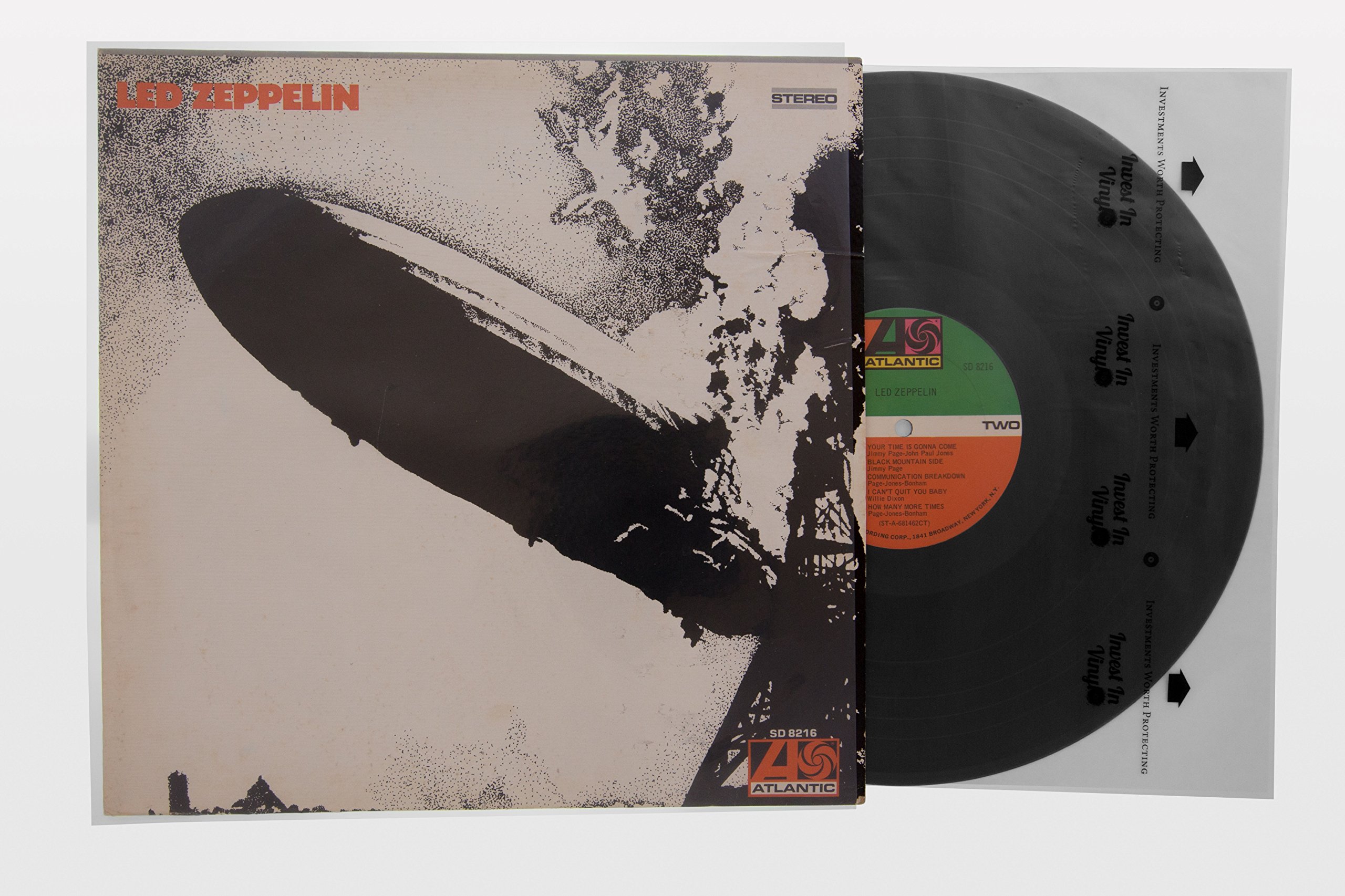 100 LP Sleeves Combo Pack (50 3 mil Outer & 50 Master Inner Sleeves) 33 RPM 12" Vinyl Record Sleeves Provide Your LP Collection with The Proper Protection - Invest In Vinyl