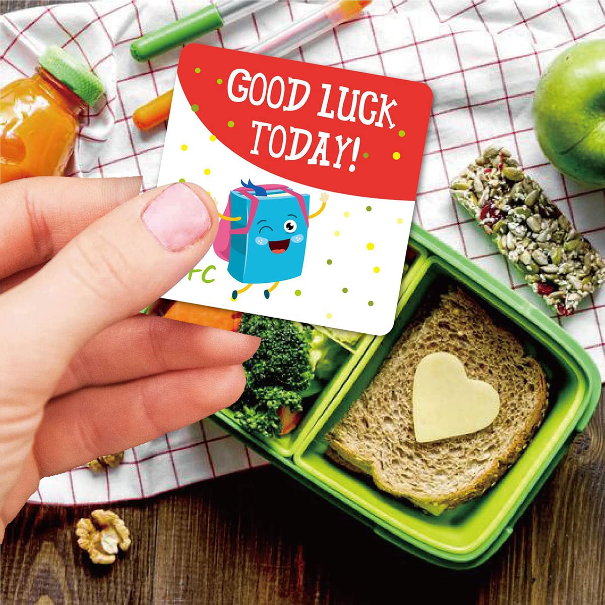 Fantasyon Lunch Box Notes for Kids, 60 Pcs Cute Positive Affirmation Lunch Box Cards for Kindergarten Kids, Inspirational and Motivational Love Lunchbox Notes for Boys Girls