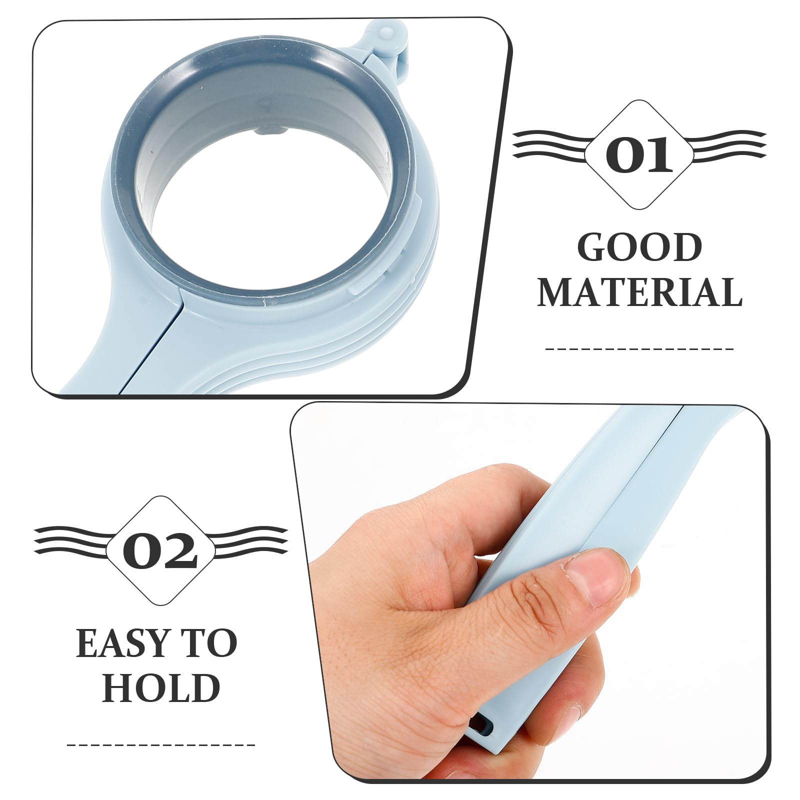 Hemoton 2Pcs Snack Bag Sealing Clips with Pour Spout,Reusable Food Storage Clamps for Chips and Snacks,Chip Bag Clip Airtight Bag Clip,Plastic Food Sealer Clips for Easy Pouring