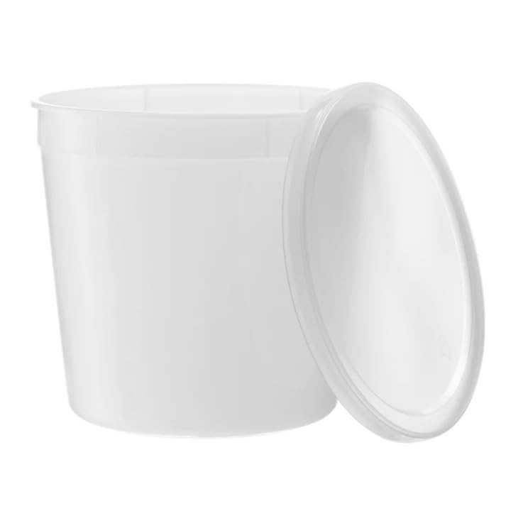 Nicole Fantini Deli Containers with Lids 86oz. Leakproof 10 Sets BPA-Free Plastic Food Storage Cups Clear Airtight Takeout Container Heavy-Duty,Microwaveable Freezer Safe Disposable/Reusable,BS2102