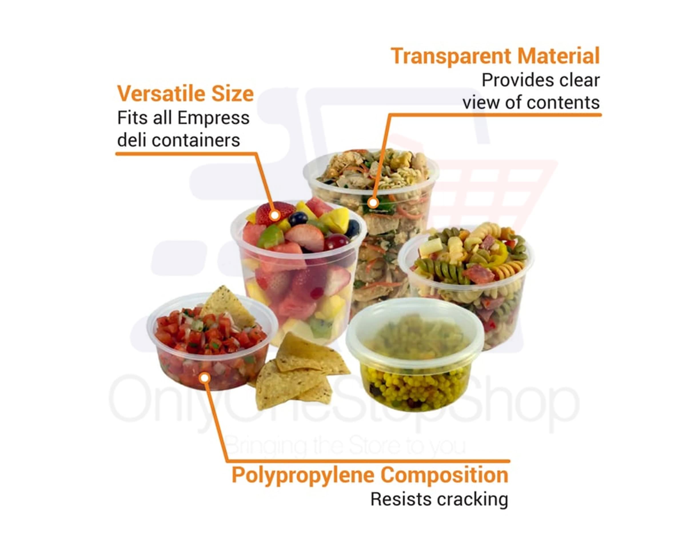 Nicole Fantini Deli Containers with Lids 32oz. Leakproof 72 Sets BPA-Free Plastic Food Storage Cups Clear Airtight Takeout Container Heavy-Duty, Microwaveable Freezer Safe Disposable/Reusable