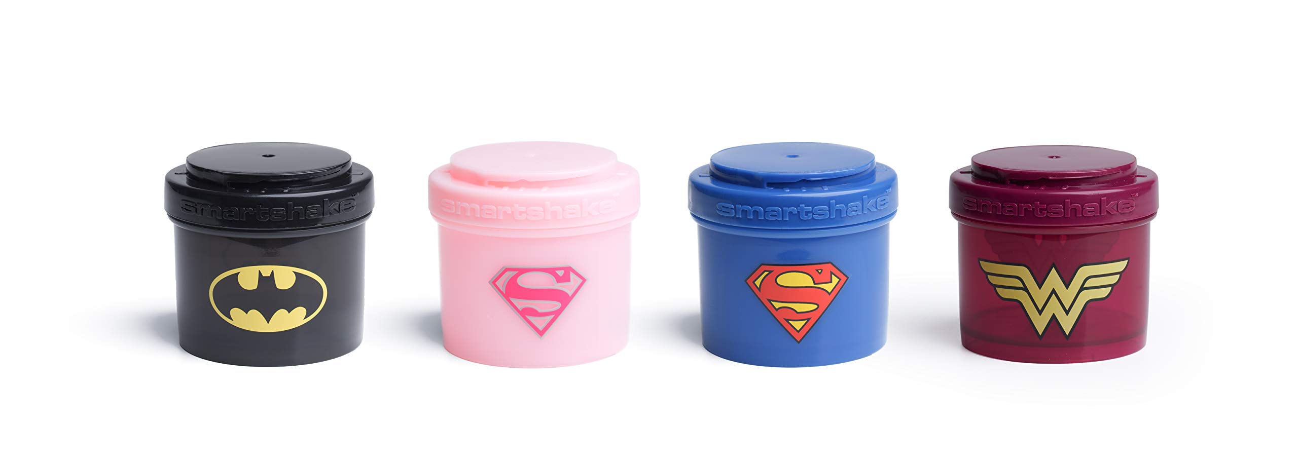 Smartshake Revive Storage - DC Comics Batman - Durable, Portable, Stackable, Leakproof & BPA-Free Storage Container for Protein Powder & Snacks 200ml