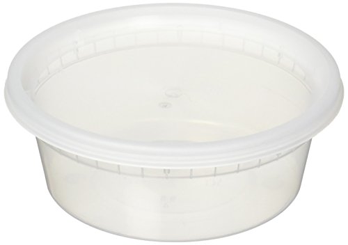 Reditainer 8 oz. Deli Food Containers w/Lids - Pack of 40 - Food Storage