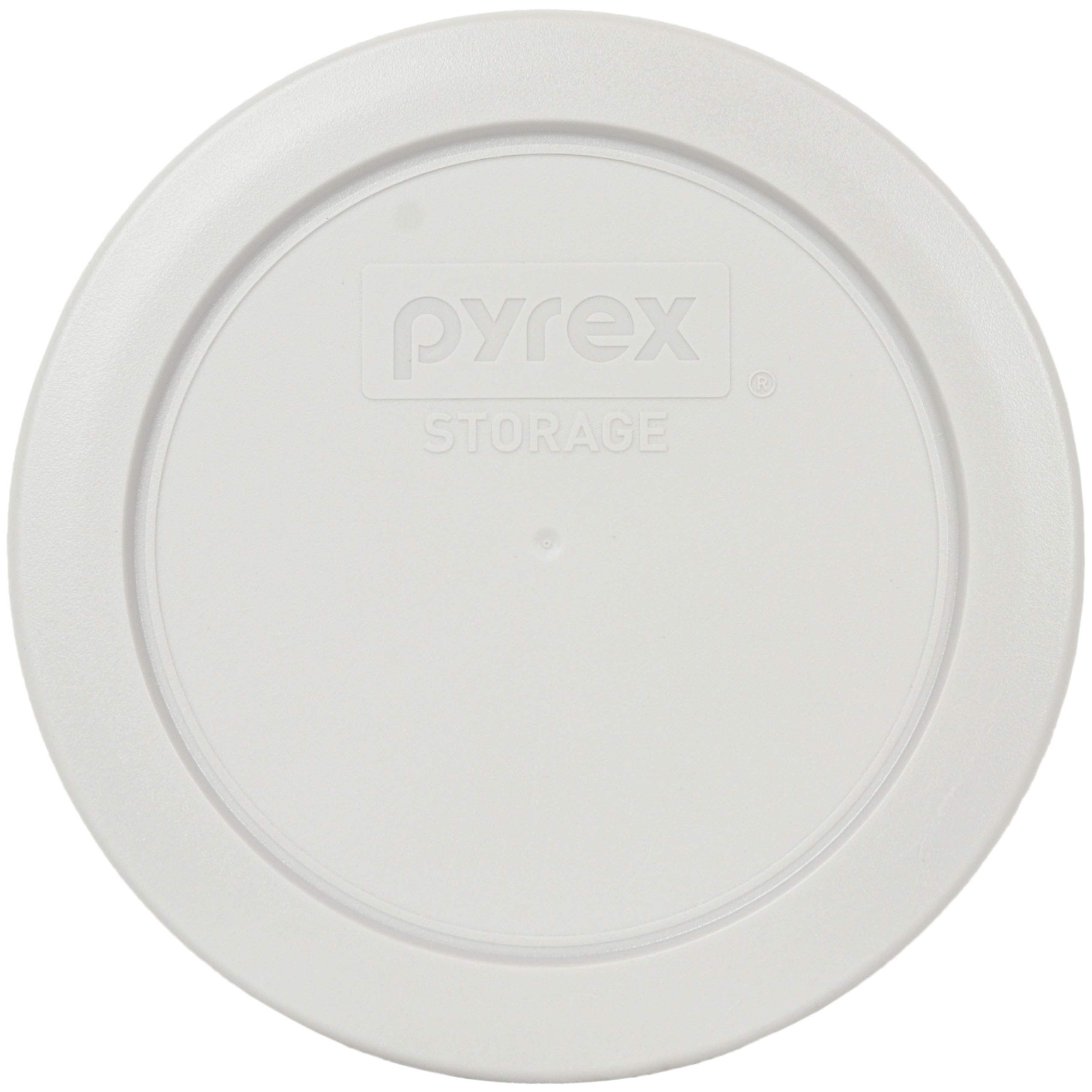Pyrex 7200-PC Sleek Silver Round Plastic Food Storage Replacement Lid, Made in USA