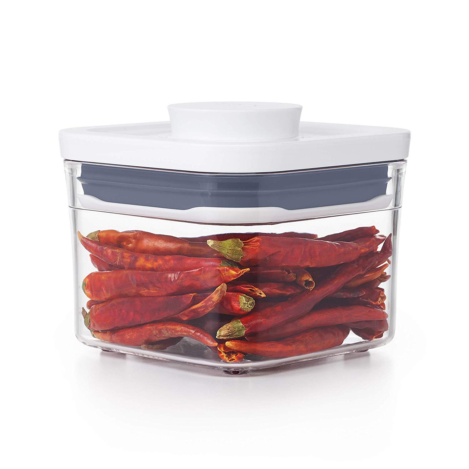 OXO Good Grips POP Container - Airtight Food Storage - 0.4 Qt Square (Set of 4) for Dried Herbs and More