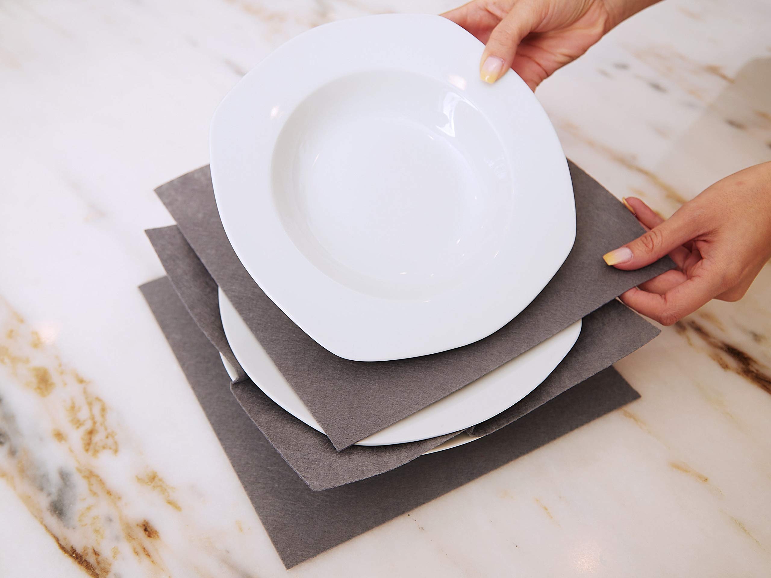 Covermates Keepsakes Felt Dividers for Dish Storage – Set, Scratch & Breakage Protection, China Storage, Various