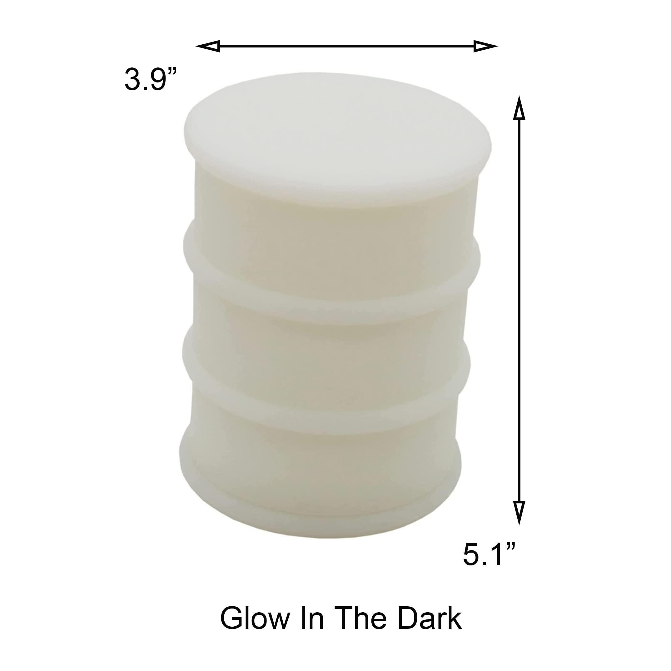 vitakiwi 500ml Large Silicone Containers Non-stick Food Storage Jar with Barrel Shape Multi Use (5)