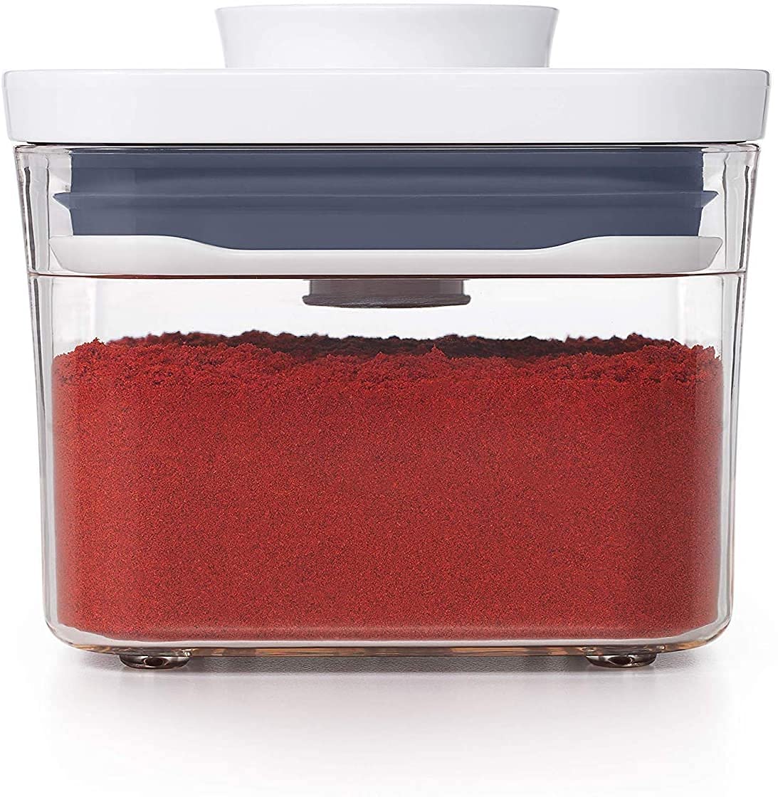 OXO Good Grips POP Container - Airtight Food Storage - 0.4 Qt Square (Set of 4) for Dried Herbs and More