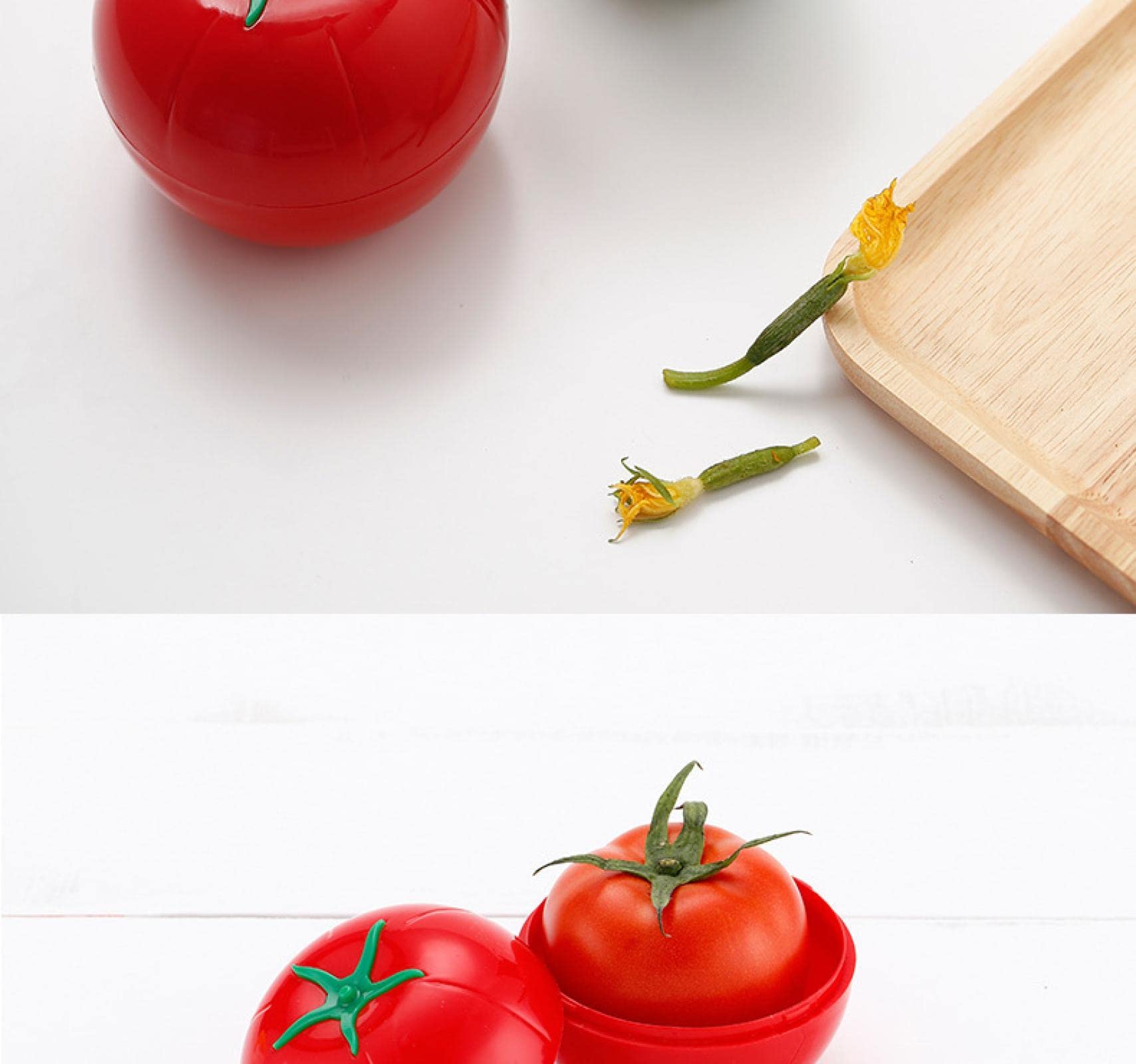 Garlic, lemon, onion, green pepper, tomato sealed fresh-keeping box, fruit and vegetable fresh-keeping box, fresh-keeping plastic garlic refrigerator 5-piece set