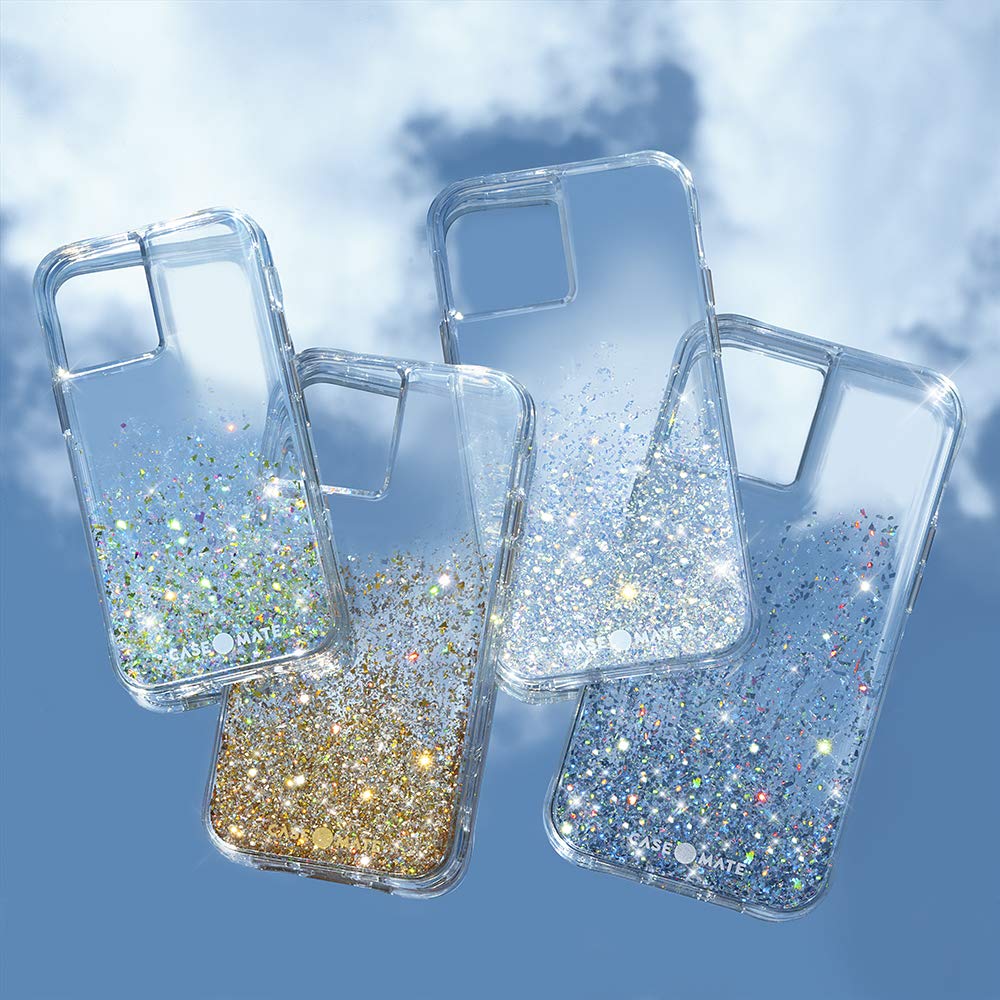 Case-Mate - Twinkle Ombre - Case for iPhone 12 Mini (5G) - 10 ft Drop Protection - 5.4 Inch - Gold