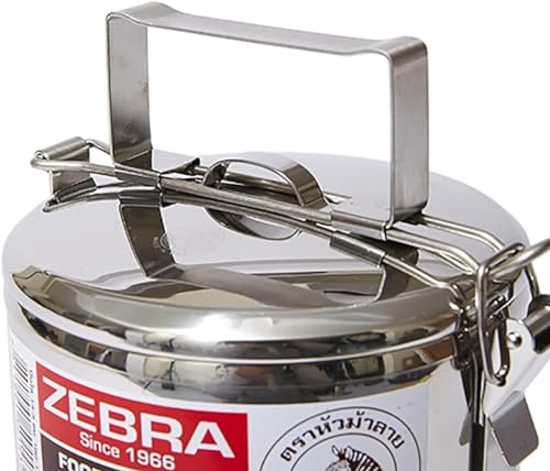 Zebra Stainless Steel Food Carrier (14 cm)