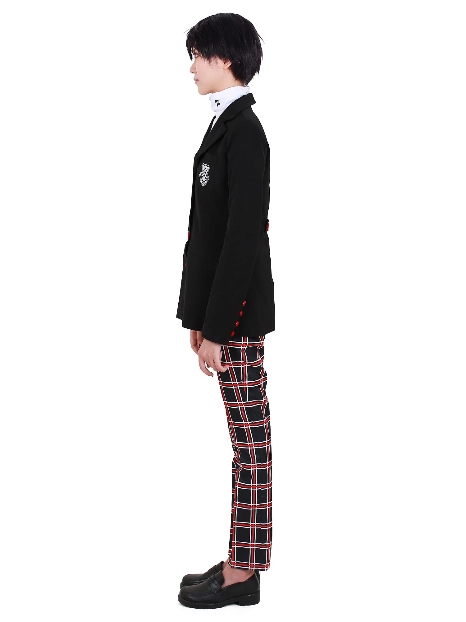 miccostumes Men's Costume Academy School Student Cosplay Winter Uniform Fullset(Men L)