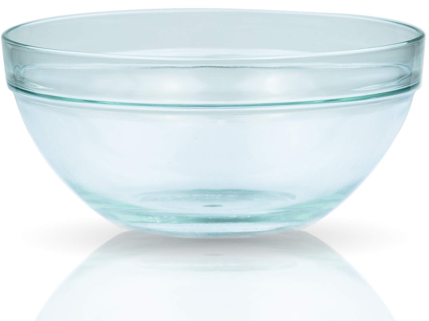 Stackable Glass Lunch Bowls/Multi Purpose Food Containers with Multi Color Lids - 5 Piece Set