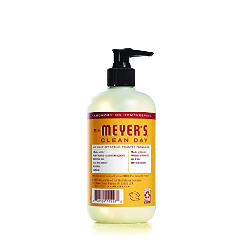 MRS. MEYER'S CLEAN DAY Hand Soap, Made with Essential Oils, Biodegradable Formula, Clementine (12.5 Fl Oz (Pack of 2))