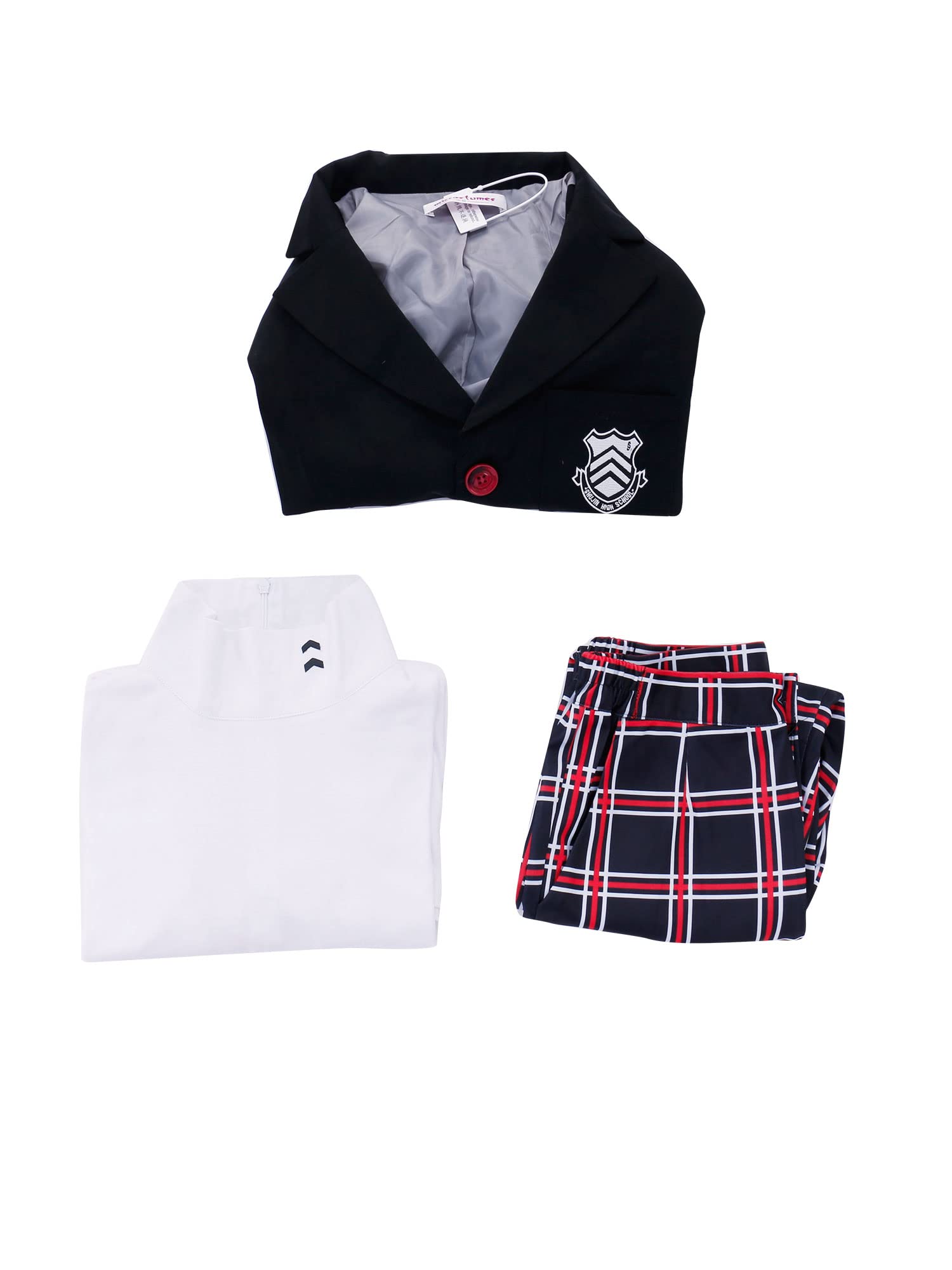 miccostumes Men's Costume Academy School Student Cosplay Winter Uniform Fullset(Men L)