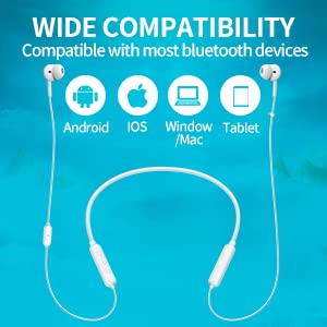 233621 Wave Bluetooth Neckband Headphones, 15 Hrs Playtime Stereo Wireless Earbuds with CVC 8.0 Call Noise Cancellation Microphone, 10.7 mm Drivers, IPX5 Waterproof & Skin-Friendly (Lime Coral)