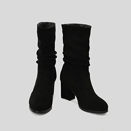 Guldnds Stiletto Ankle Boots for Women Ladies Boot Fashion Motorcycle Boots Mid Boots Casual Shoes Mall Shoes