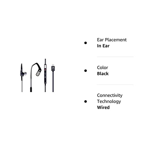 Sennheiser AMBEO Smart Headset (iOS) – in-Ear Headphones with Binaural Audio - Active Noise Cancellation, Transparent Hearing and 3D Sound Recording - Black