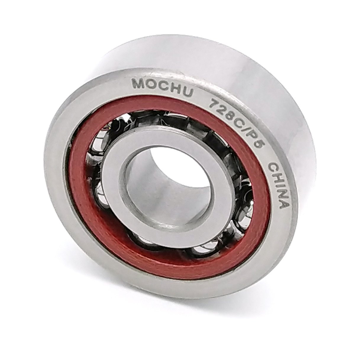MOCHU 728 728C/P5 8x24x8 Angular Contact Ball Bearing, ABEC-5, 15° Contact Angle, Metric, 8mm ID, 24mm OD, 8mm Width, Single Row, Open