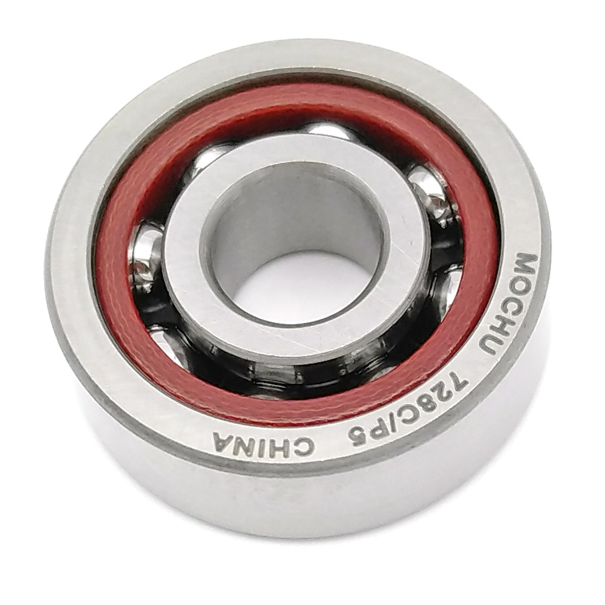 MOCHU 728 728C/P5 8x24x8 Angular Contact Ball Bearing, ABEC-5, 15° Contact Angle, Metric, 8mm ID, 24mm OD, 8mm Width, Single Row, Open