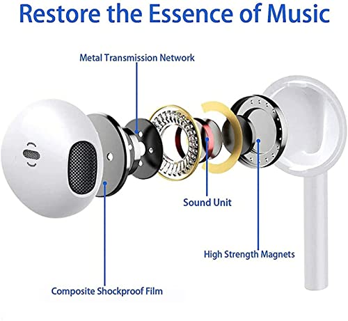 2 Pack USB C Headphones, USB C Type C Earbuds In-Ear Wired Earphones with Mic & Volume Control Noise Cancelling Bass Stereo Compatible with iPad Pro, Samsung Galaxy S22 S21 Ultra S20, Google Pixel 6 5