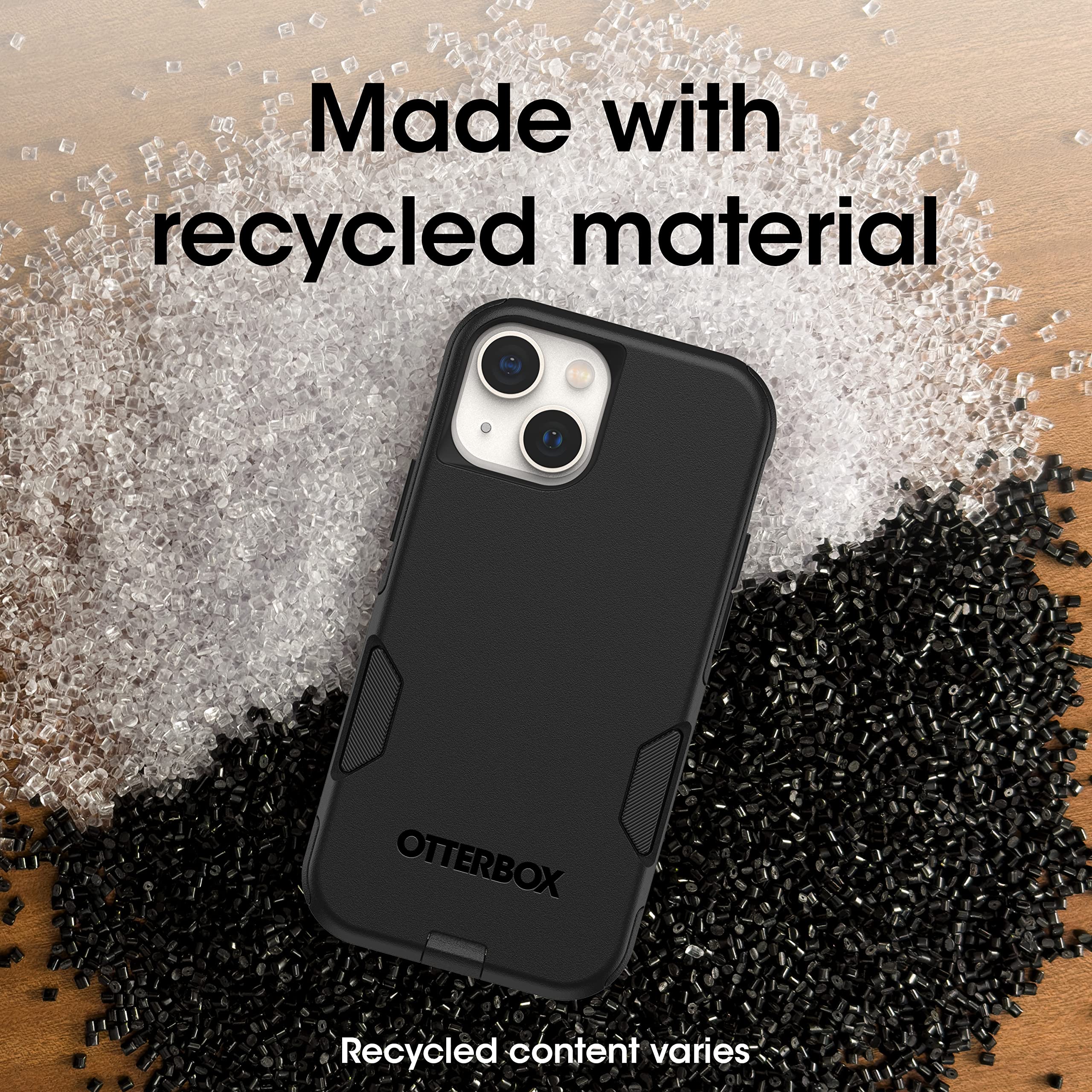 OtterBox iPhone 13 Mini & iPhone 12 Mini Commuter Series Case - Single Unit Ships in Polybag, Ideal for Business Customers - Black, Slim & Tough, Pocket-Friendly, with Port Protection
