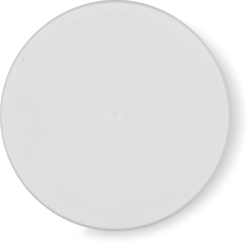 Carlisle FoodService Products Stor N' Pour Bottle Caps Lids with Stacking Ridge for Bar, Kitchen, And Restaurants, Plastic, 3.5 Inches, White, (Pack of 12)