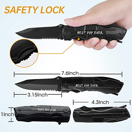 Gift For Dad, Multitool Pocket Knife, Cool Gadgets For Men, Christmas Birthday Gifts For Men Him Dad, Grandpa Fathers Gift Day From Wife Son Daughter.