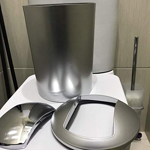 WSLLK Under Sink Trash can 6.5L Bathroom Garbage European Style Trash Wastebin with Lid Kitchen Trash Cans Storage Tools Garbage Waste Bin