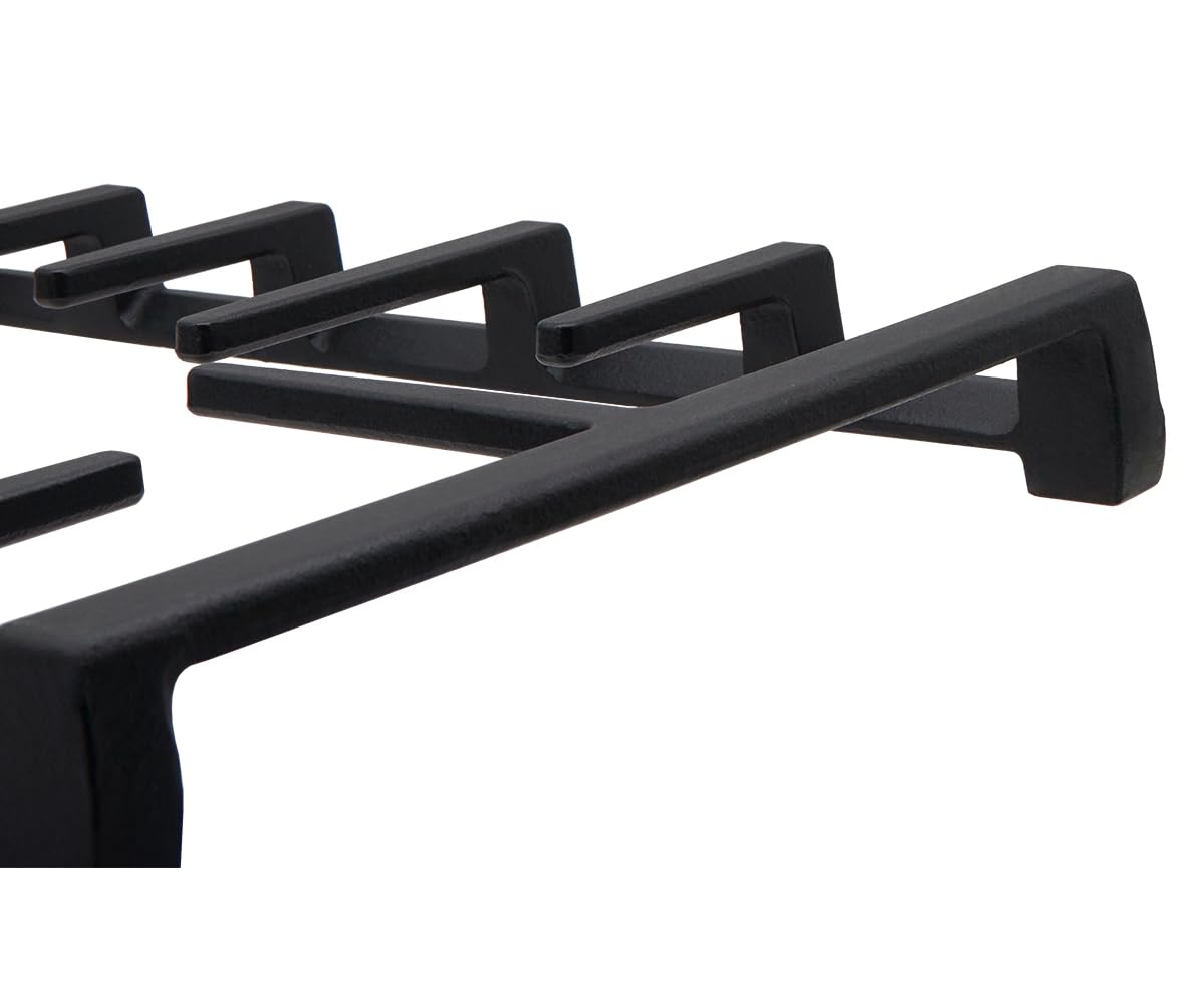 Siwdoy WB31X27150 Range Surface Burner Grate, Center Grate Compatible With GE Stove Replaces WB31X24737, Cast Iron Rack Matte Black Finish