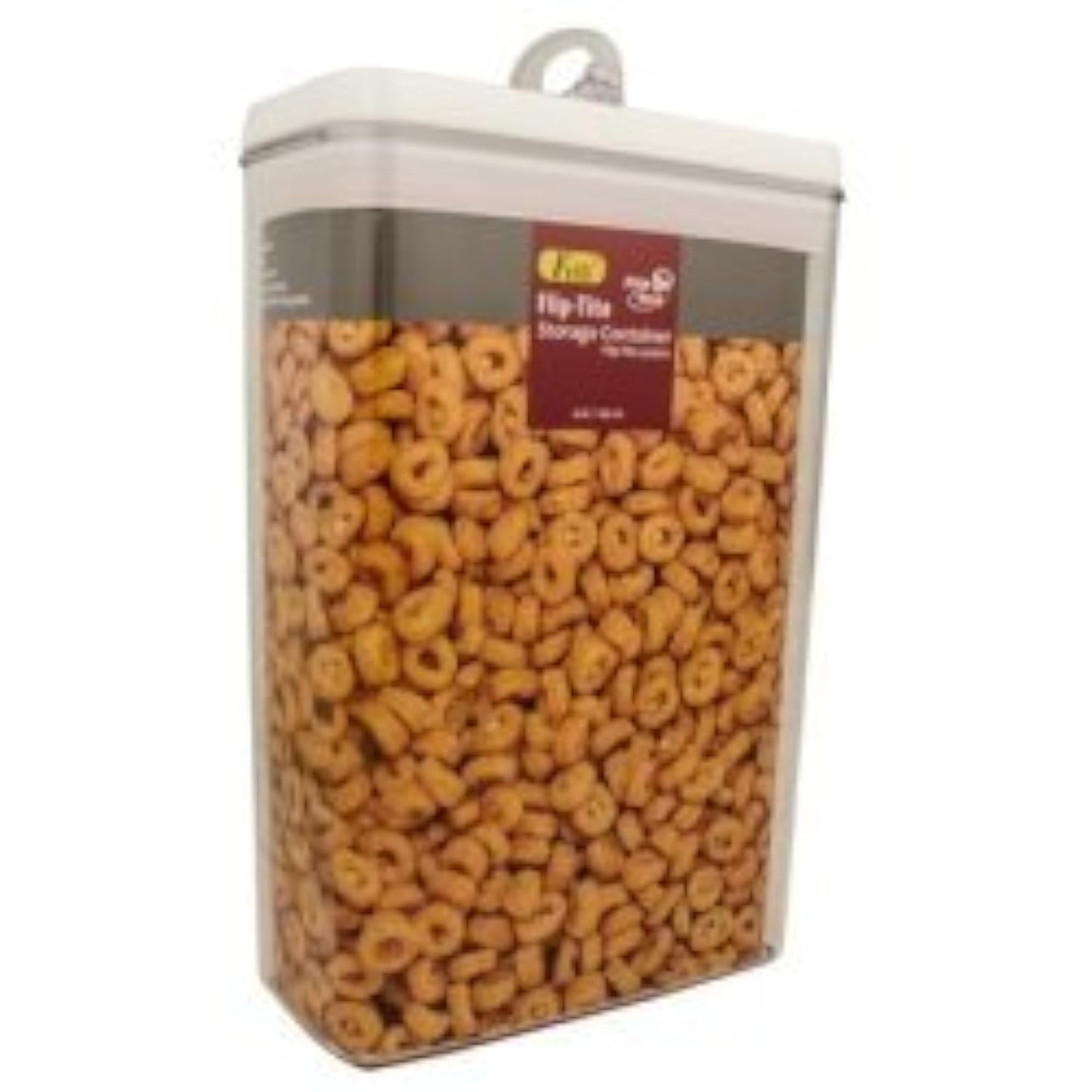 Felli Flip Tite Acrylic Food Storage Rectangular Canister, 149 oz.