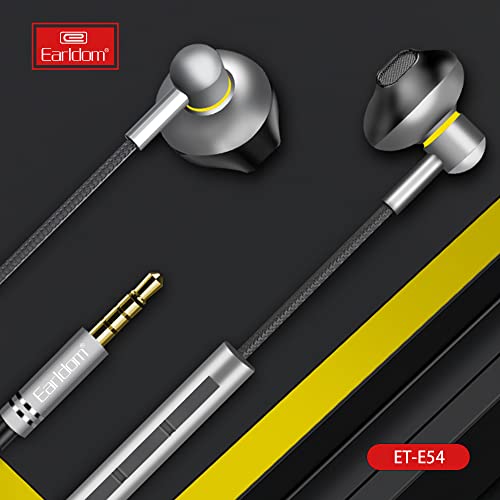 Wired Headphone Metal Earbuds by Amasing Noise Cancelling Stereo Heave Bass Earphones with Micphone Mic,in Ear Headphones Design for iPhone 5 6 Pink Samsung M9