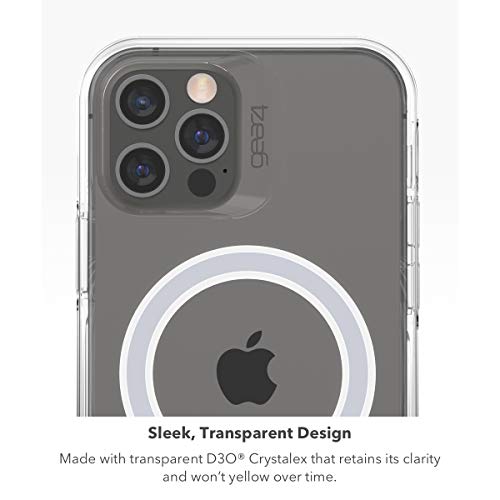 Gear4 ZAGG Crystal Palace Snap Case - Crystal Clear Impact Protection with MagSafe Compatibility for Apple iPhone 12 Mini (702007474)
