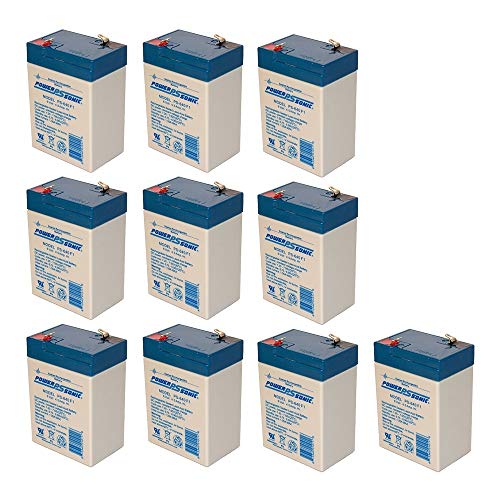 Power Sonic 6V 4.5AH Battery Replacement for Carpenter Watchman 713526-10 Pack