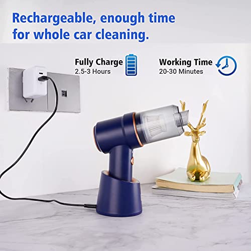Nozaya Car Handheld Vacuum Cleaner Cordless - Wet and Dry, Easy to Carry