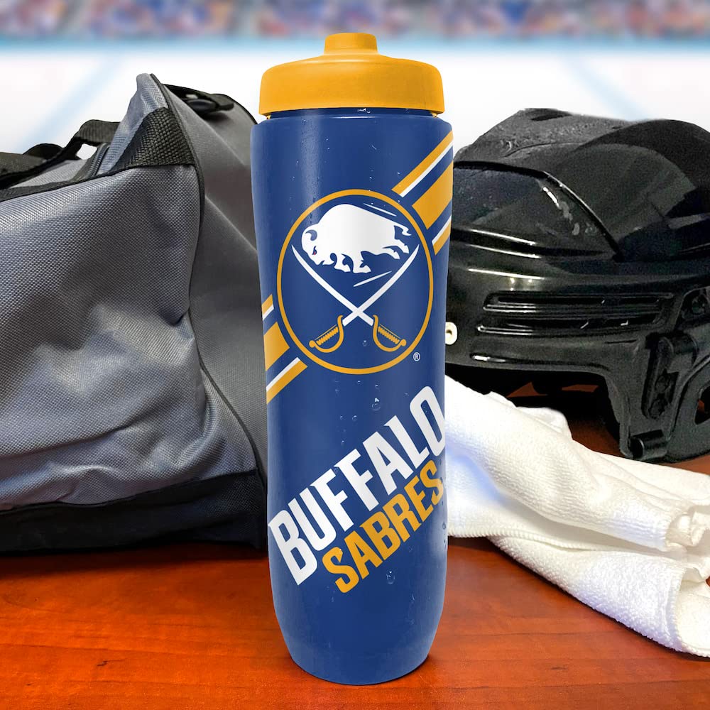 Party Animal NHL Buffalo Sabres Squeezy Water Bottle