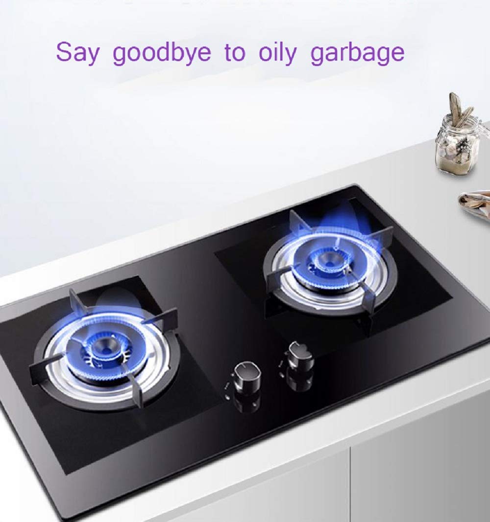 liboyixi Stove Burner Covers 8 Pack Reusable Gas Range Cuttable,Easy to CleanProtectors,Non-stick Stovetop Burner Liner Cover-Size 10.6"x 10.6"-Double Thickness 0.2mm,BPA Free, Heat-resistant。