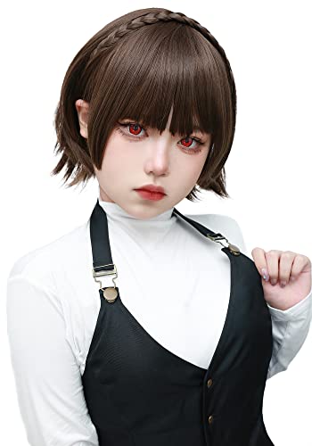 C-ZOFEK Cosplay Wig Braid Strip Styled (Dark Brown)
