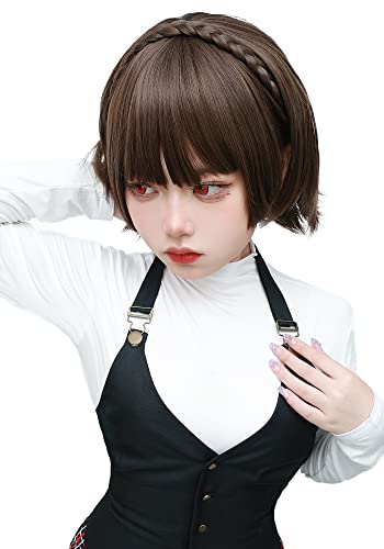 C-ZOFEK Cosplay Wig Braid Strip Styled (Dark Brown)