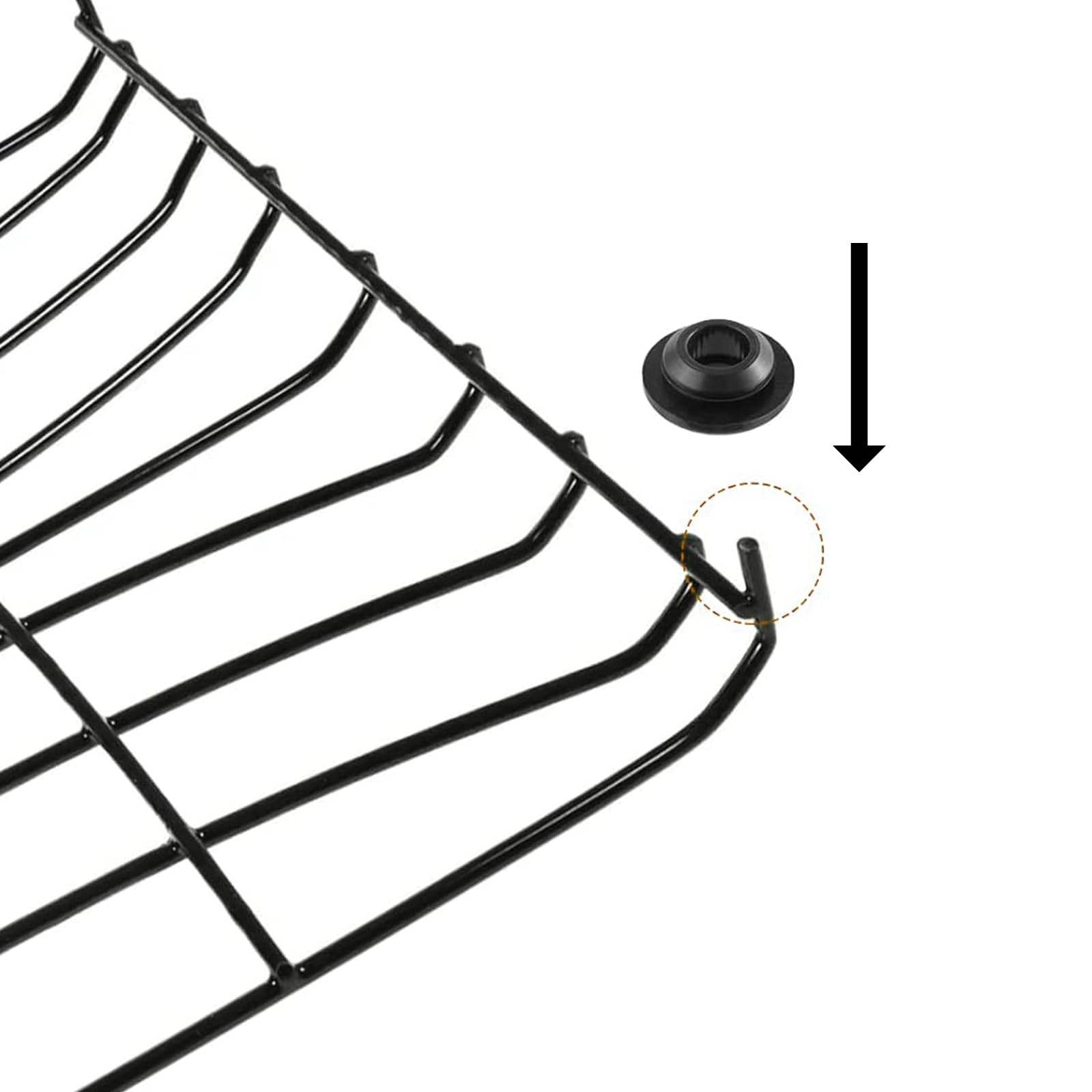 57049 Rubber Grommet Compatible With Atwood/Wedgewood Stove Grate Kit(4 Pack )