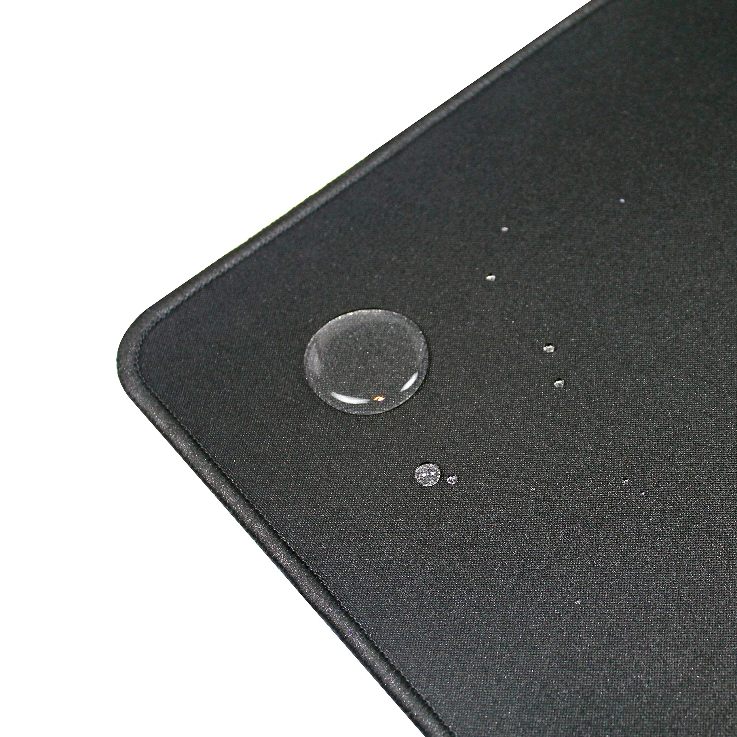 LPadds L Shaped Mouse Pad - Large, 3mm thickness, Stitched Edges, Water Resistant - Corner Mouse Mat for L Shaped Desk, Corner Desk and Gaming Setup