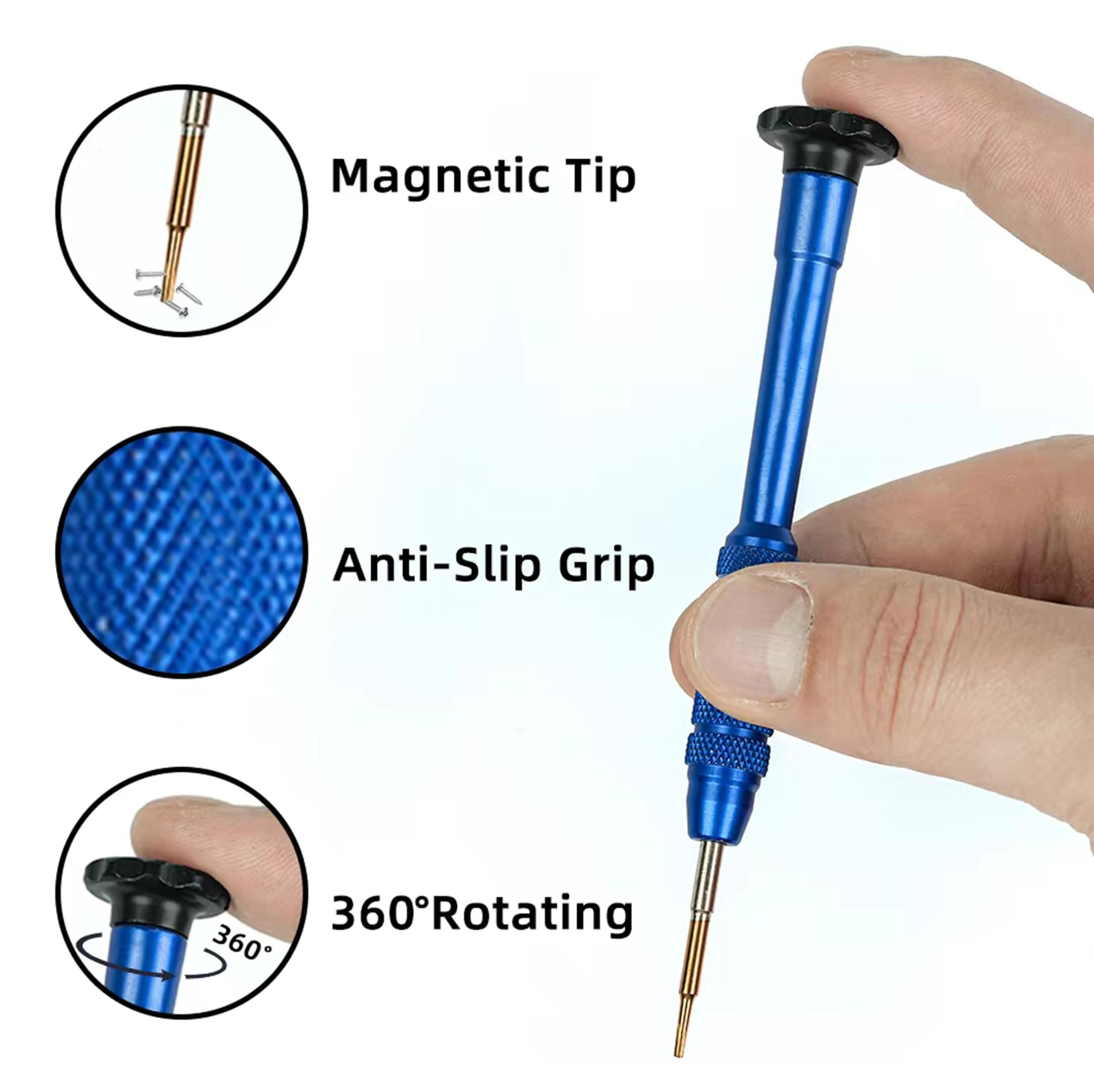 Precision P5 Pentalobe Screwdriver 5 Point Star 1.2mm Screwdriver(TS4) (PL4) for MacBook back panel screws