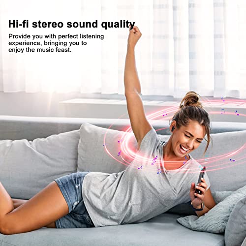 ACAGET True Wireless Earbuds Bluetooth Headphones & iPhone 13 Case Noise Cancelling Earphones Stereo Bass Built-in Mic Headphone 6.1 inch