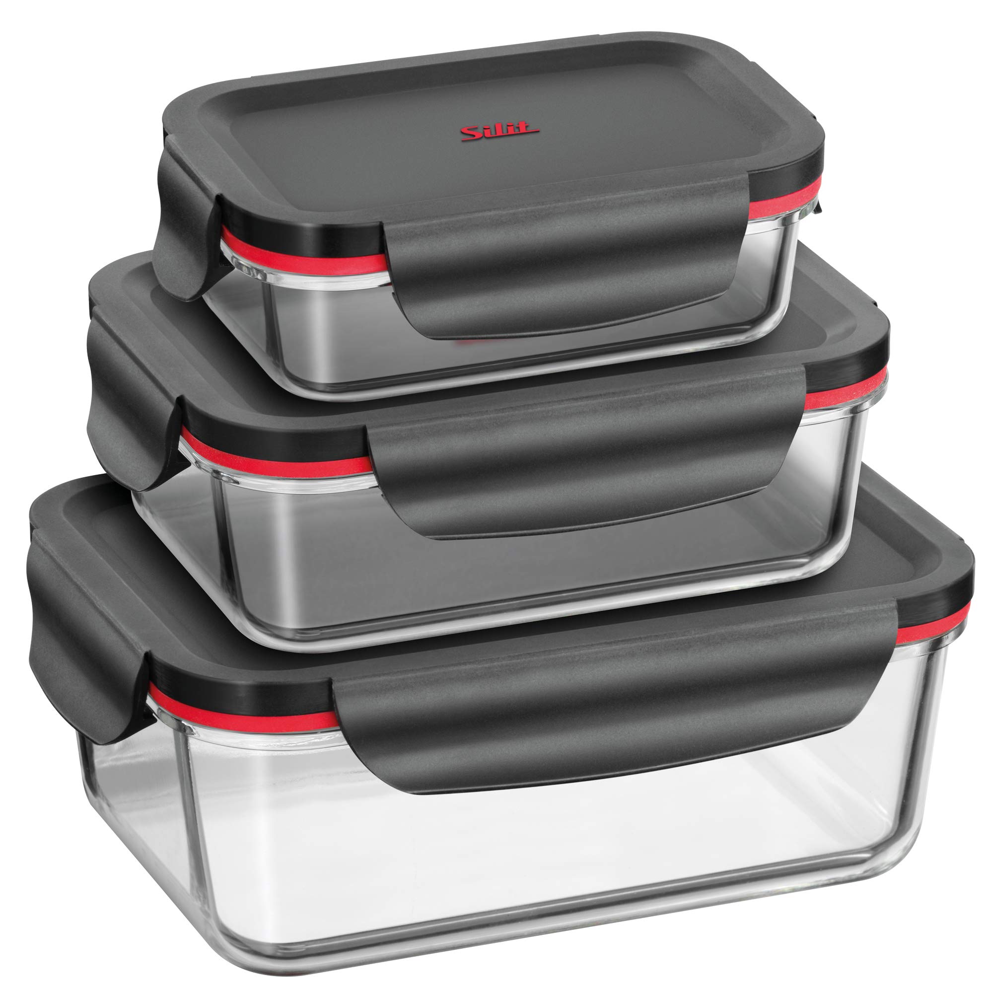 Silit 1, Black, red, Set 3-teilig