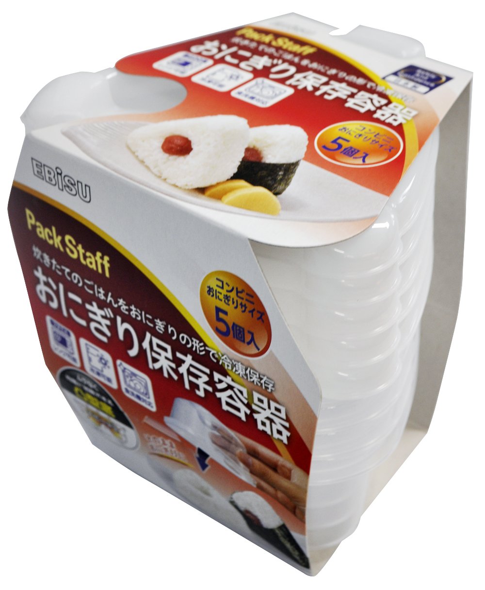 エビス PS-AG77 Rice Storage Container, Rice Ball Type, Air Tite, Pack of 5