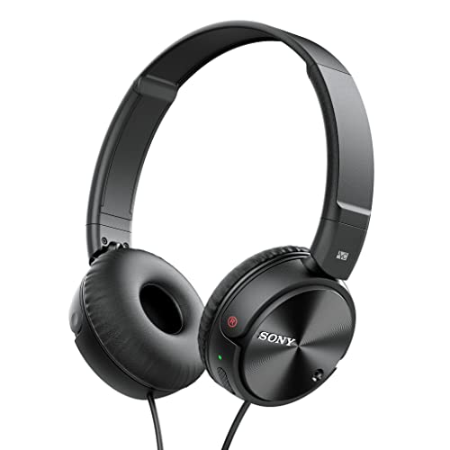 Sony Wired Noise Cancelling Stereo Headphones (Black) + Airline Headphone Adapter + NeeGo Wireless Bluetooth Receiver