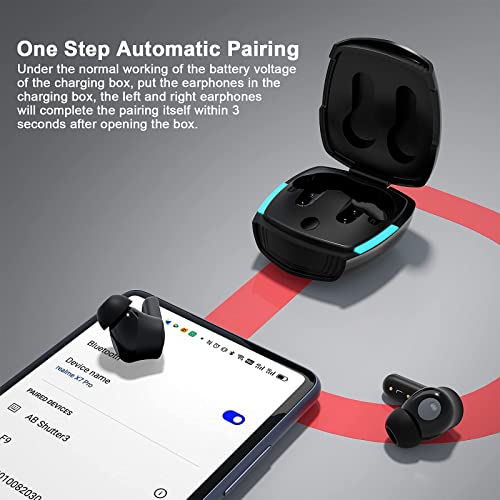 ACAGET True Wireless Earbuds Bluetooth Headphones & iPhone 13 Case Noise Cancelling Earphones Stereo Bass Built-in Mic Headphone 6.1 inch