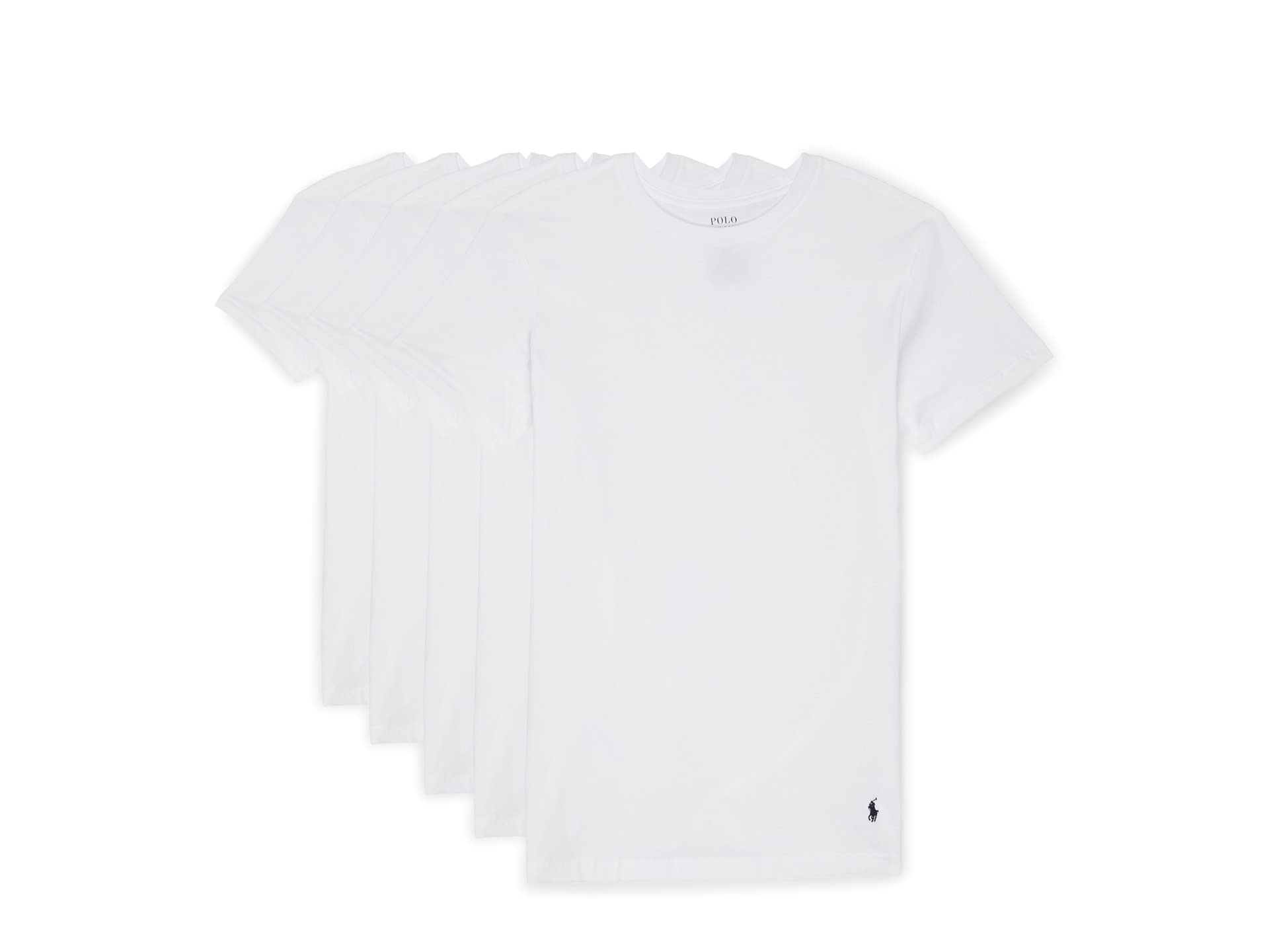 POLO RALPH LAUREN P5 Cotton Classic Crews 5 White/Cruise Navy XL